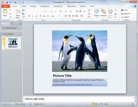 Como adicionar uma imagem no PowerPoint 2010