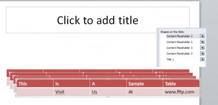 Wie eine Tabelle in Powerpoint zu animieren