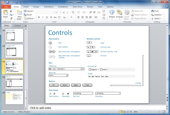 PowerPoint Prototipos Toolkit: crear diseños de interfaz de usuario y ...
