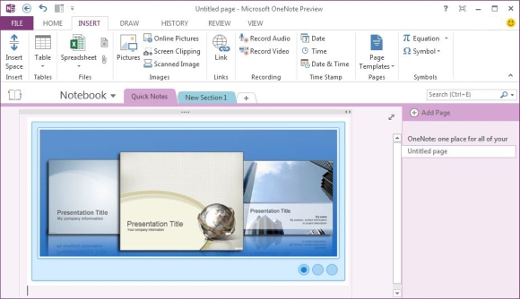 Fitur Baru Dari Microsoft OneNote 2013