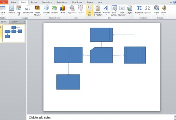 La mejor manera de hacer un diagrama de flujo de PowerPoint 2010