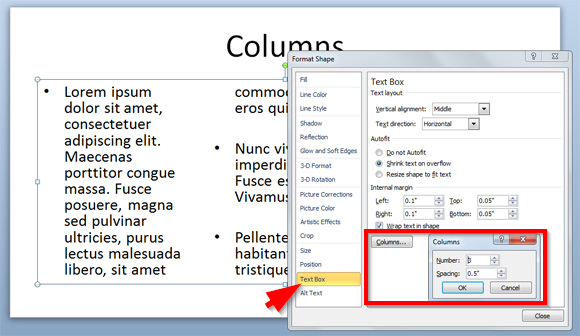 Cara Membuat Kolom Teks di PowerPoint 2010
