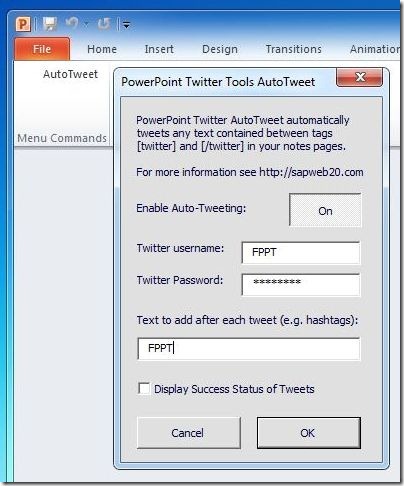 Integrieren Sie Twitter Mit Verwendung von Powerpoint Free Powerpoint ...