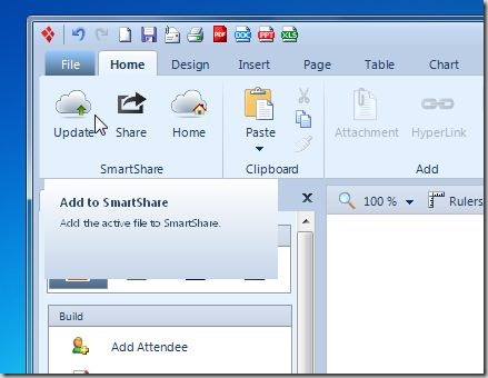 SmartDraw 2013 ออกมาพร้อมกับระบบคลาวด์ร่วมกันที่เรียกว่าคุณสมบัติ SmartShare