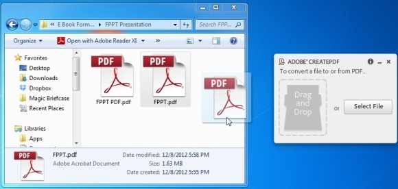 Adobe CreatePDF: สร้างและผสานเอกสารและภาพถ่ายในรูปแบบ PDF