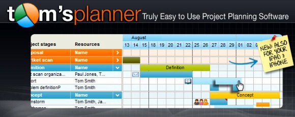 Toms Planner: Planificación de proyectos de aplicación web con soporte ...
