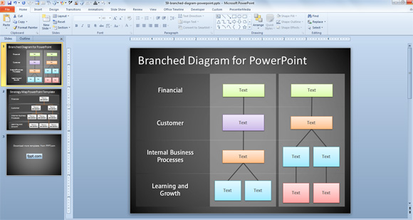 Цветовая схема в Powerpoint