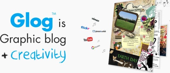 สร้างกราฟิกบล็อกที่มีภาพถ่าย, วิดีโอ, เสียงและข้อความที่มี Glogster