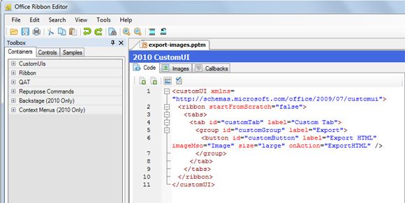 Como criar um PowerPoint 2010 Add-in usando o VBA com botões personalizados na fita