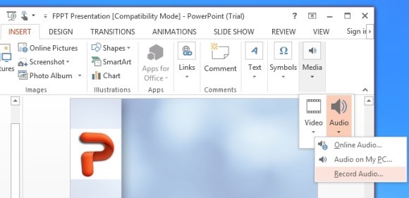 Comment Faire Pour Ajouter Audio Une Pr sentation Dans PowerPoint 2013