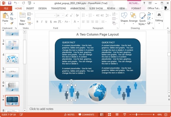  Flat PowerPoint