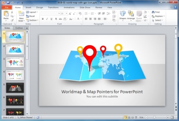 Les meilleurs Templates Map Maker pour PowerPoint