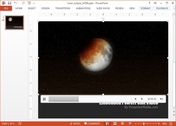 Animated Eclipse Modèles PowerPoint