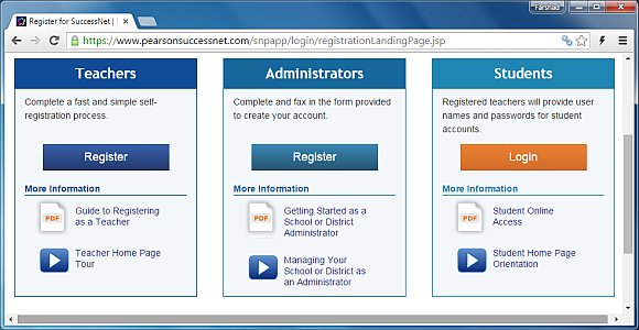 Pearson Éxito neto: Plataforma de educación en línea para K-12