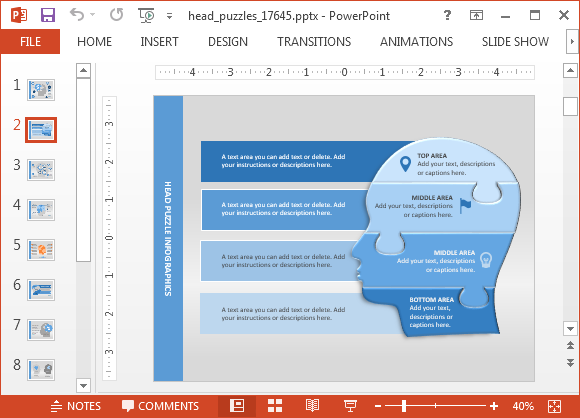 Template animasi Mind Map PowerPoint