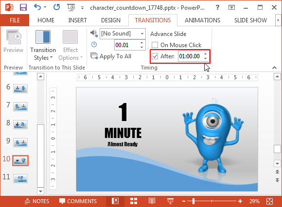 Can You Set A Timer In Powerpoint