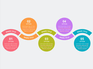 Flow-Text-Wave-PowerPoint-템플릿파워 포인트 템플릿 무료 다운로드