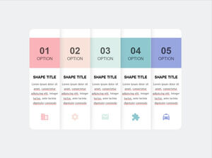 Quadrangle-Horizontal-Box-List-PowerPoint-Templates파워 포인트 템플릿 무료 다운로드