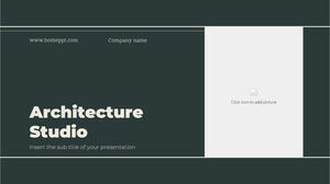 Architecture Studio Kostenlose PowerPoint-Vorlage und Google Slides ...