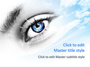 Templat PPT Mata Gratis PowerPoint Template Free Download