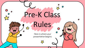 Pre-K Class Rules PowerPoint Templates Free Download