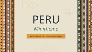 Minitema Perú PowerPoint Templates Descarga gratuita
