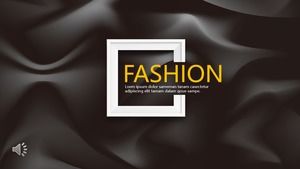 Template ppt minimalis hitam dan putih PowerPoint Template Free Download