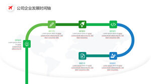 Materi PPT linimasa pengembangan perusahaan PowerPoint Template Free ...