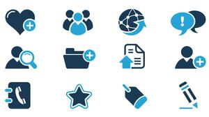 80 ikon PPT kecil yang dapat diedit파워 포인트 템플릿 무료 다운로드