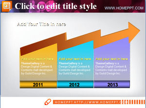 diagram alir panah PPT grafik Template Download PowerPoint Template ...
