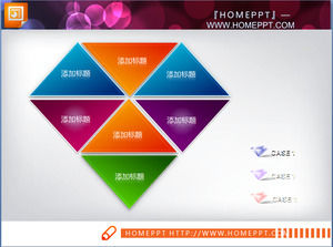 estructura Diamond material de PPT organigrama PowerPoint Templates ...